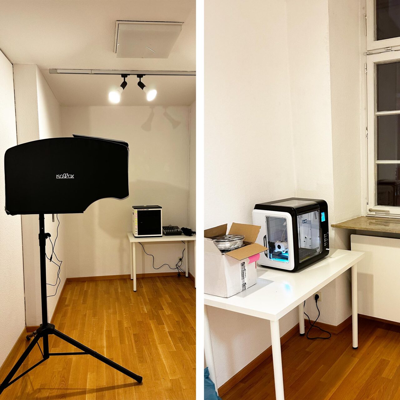 Der Creator Space nimmt Gestalt an | Raum 243